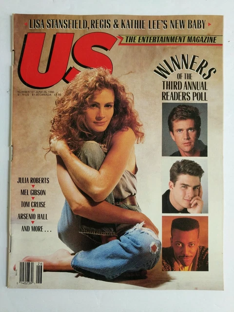 US MAGAZINE JULIA Roberts Mel Gibson Tom Cruise Arsenio Hall June 25 ...