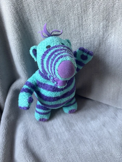 FISHER PRICE FIMBLES Florrie Purple Blue Soft Toy Plush Stuffed Animal ...