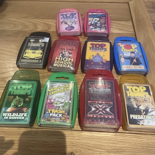 TOP TRUMPS BUNDLE Cards X10 £19.99 - PicClick UK