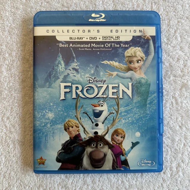 FROZEN DISNEY COLLECTOR'S Edition Blu-ray DVD Digital HD 2013 Idina ...
