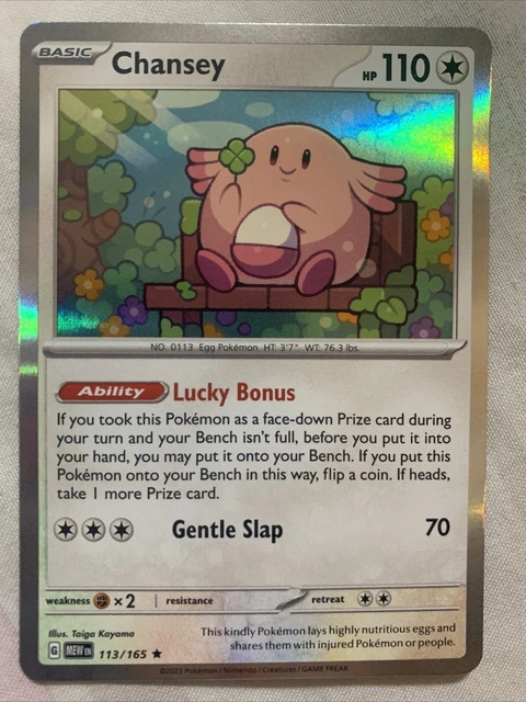 POKÉMON TCG CHANSEY Scarlet & Violet - 151 113/165 Holo Rare $1.50 ...