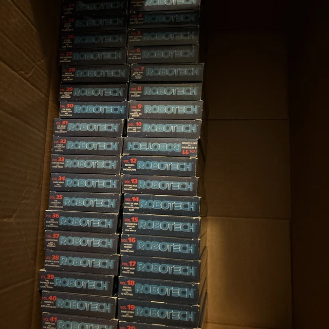 VINTAGE ROBOTECH VHS Lot 42 Tapes £72.12 - PicClick UK
