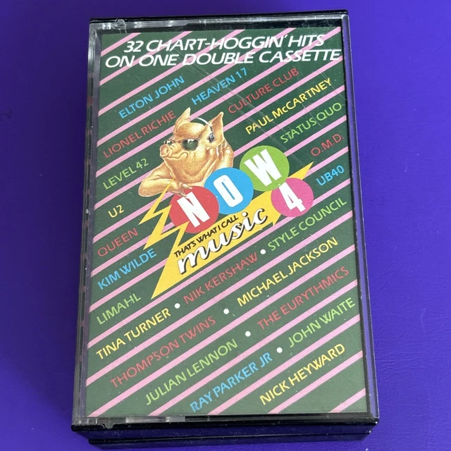 NOW THAT'S WHAT I CALL MUSIC 4 - Various Artists - Double Cassette Tape ...
