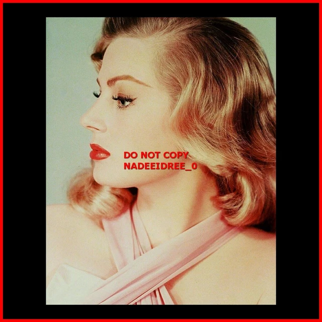 Anita Ekberg Blonde Bombshell Swedish Miss Model Actress Pin Up Sexy 8x10 Photo Eur 908