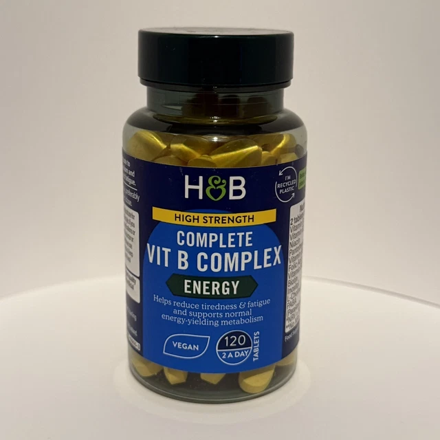 HOLLAND & BARRETT High Strength Complete Vitamin B Complex 240 Tablets ...