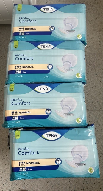 TENA PROSKIN COMFORT Normal Incontinence Pads 42 Pack £35.00 - PicClick UK