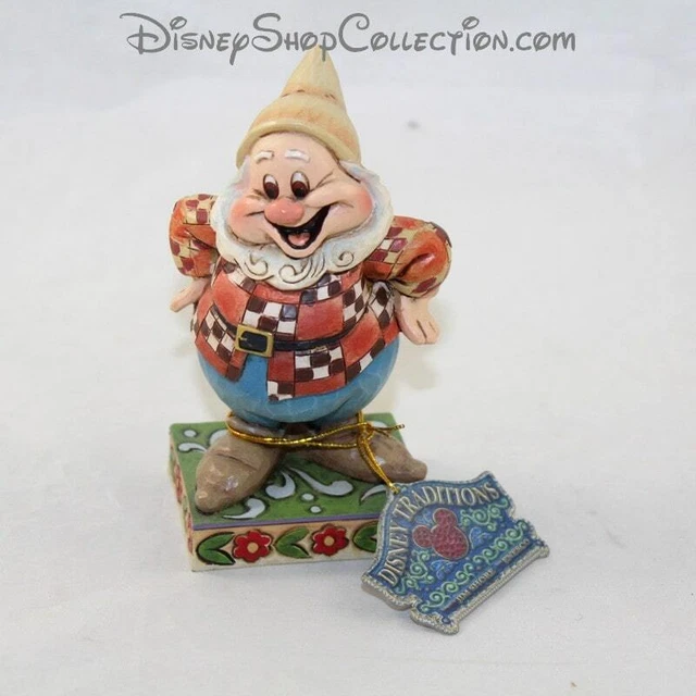 FIGURINE NAIN JOYEUX DISNEY TRADITIONS Jim Shore Blanche Neige et les 7 ...