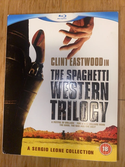 CLINT EASTWOOD THE Spaghetti Western Trilogy Collection Blu-ray Box Set ...