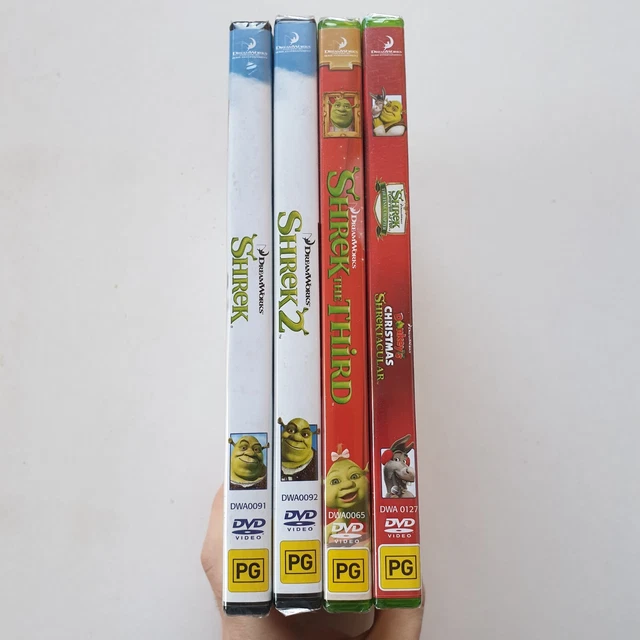 SHREK : QUADRILOGY | 1 2 3 4 Movie Collection (DVD, 4-Disc) PAL Region 4 (+Bonus $37.95 ...