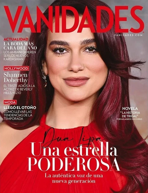 NEW DUA LIPA Vanidades Mexican Magazine 2024 Mexico Spanish September £ ...