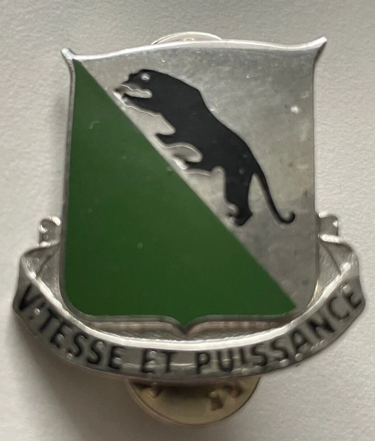 US ARMY UNIT Crest: 69th Armor Regiment - VITESSE ET PUISSANCE - G23 ...