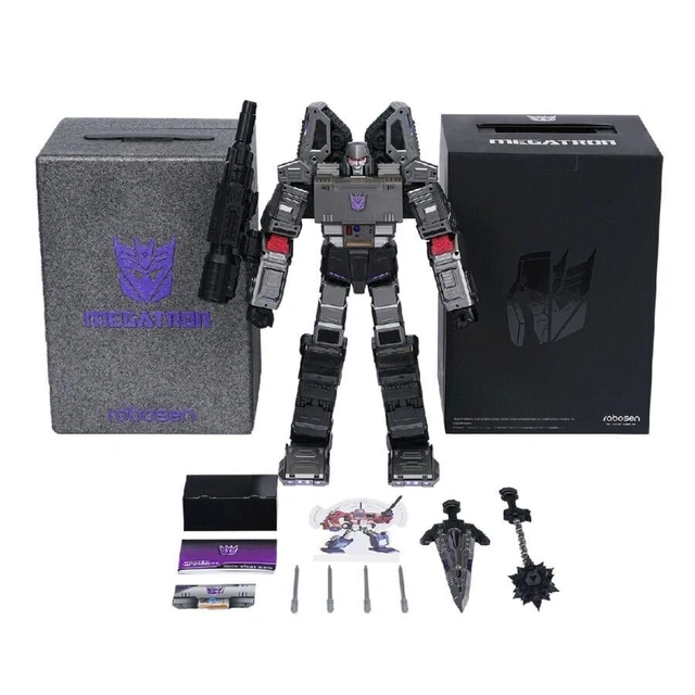 ROBOSEN TRANSFORMERS FLAGSHIP Megatron Auto-Convert Robot Inglés Ver ...