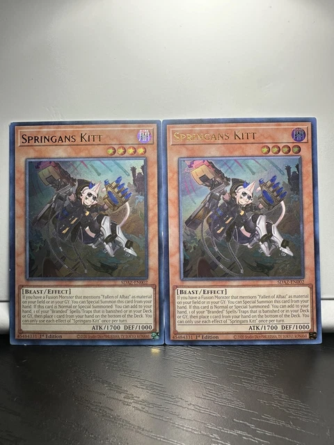 YU-GI-OH! TCG SPRINGANS Kitt Structure Deck: Albaz Strike SDAZ-EN002 ...