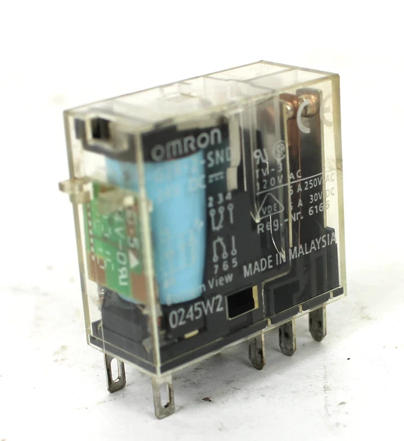 OMRON G2R-2-SND RELAY 24VDC With P2RF-08-E Relay Socket £27.48 - PicClick UK