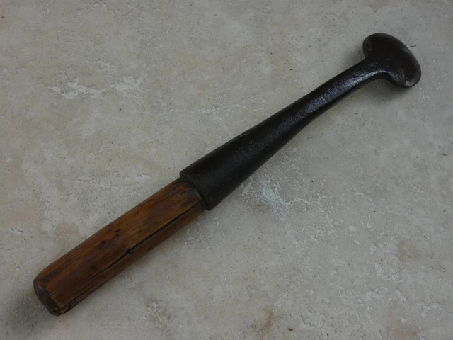 PELOU CUILLÈRE À pélarder , outil ancien d'agriculteur, forestier ...