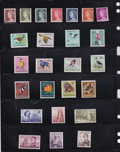 AUSTRALIA 1966 DECIMAL Set Incl Navigators Muh/Mlh #2534 $19.99 ...