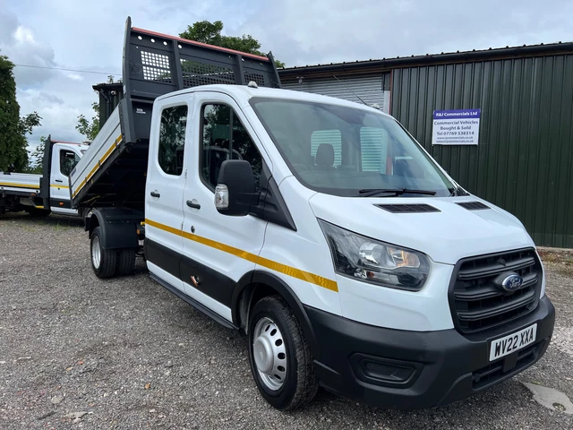 2022 FORD TRANSIT 170BHP CREW D/CAB DROPSIDE TIPPER AIR CON 7TN GTW ...