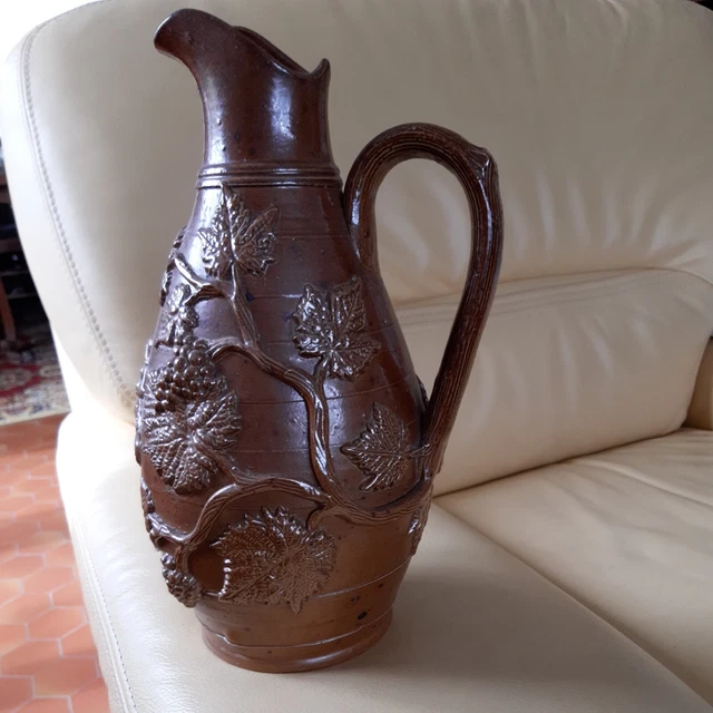 ANCIEN PICHET EN Grès Vernissé du Beauvaisis EUR 45,00 - PicClick FR