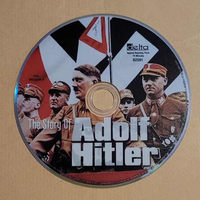 THE STORY OF Adolf Hitler DVD (2002) Region 0/All PAL Dvd - DISC ONLY ...