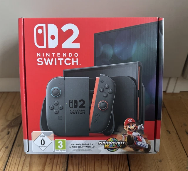NINTENDO SWITCH 2 Console Mario Kart World Bundle, New and unopened £ ...