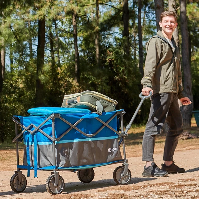 PORTAL XL DEEPER Festival Trolley 228L Larger Capacity Folding Camping ...