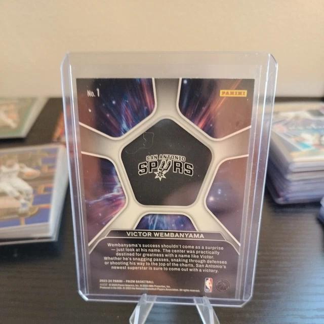 2023-24 PRIZM VICTOR Wembanyama Deep Space Rookie Card RC #1 Spurs ...