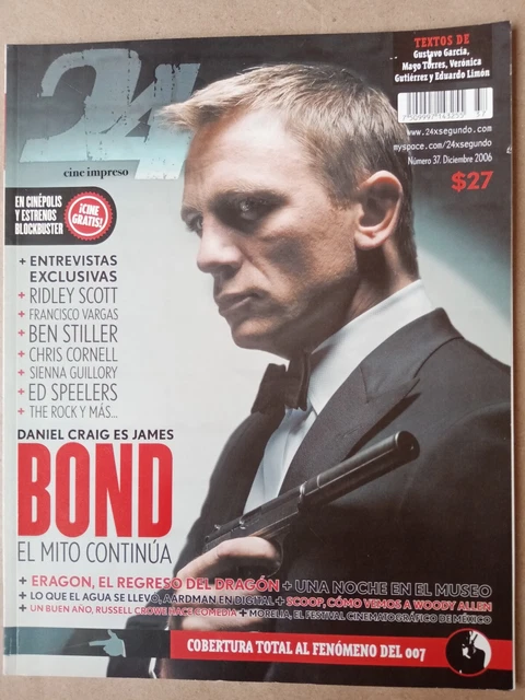 DANIEL CRAIG 24 X Segundo Mexican Magazine Mexico Spanish December 2006 ...