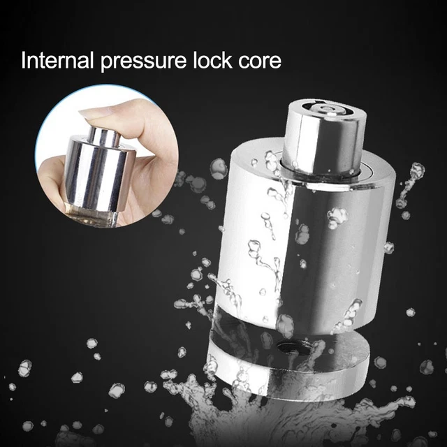 ANTI THEFT LOCK Internal Pressure System Keyless Locking Mechanism For ...