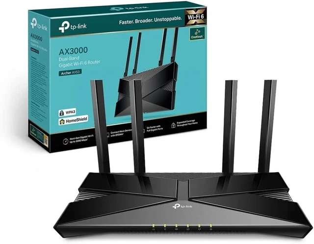 TP-LINK ARCHER AX53 Router Wifi 6 Ax3000 Dualband Wpa3 Onemesh ...