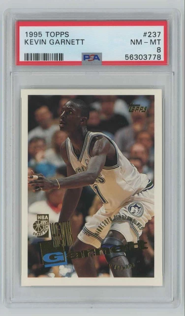 1995-96 TOPPS KEVIN Garnett recrue PSA 8 Timberwolves #237 B C59 EUR 0 ...