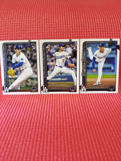 SHOHEI OTANI PITCHING batting YamamoSasBKi 6 Dodgers trio V4 $79.94 ...