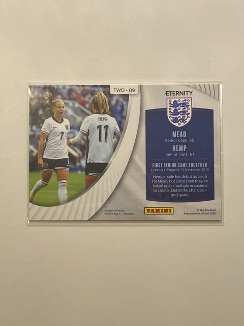 PANINI ETERNITY LIONESSES 2024/25 - Beth Meade and Lauren Hemp ...