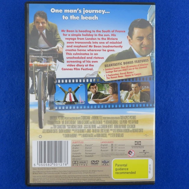 MR BEAN'S HOLIDAY - Rowan Atkinson - DVD - Region 4 - Fast Postage ...