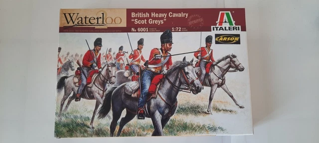 MAQUETTE ITALERI WATERLOO - BRITISH HEAVY CAVALRY "Scot Greys" - 1:72 ...