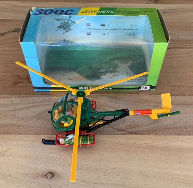 BRITAINS HUGHES 300C US Army Diecast Helicopter Model, 1979, Complete ...