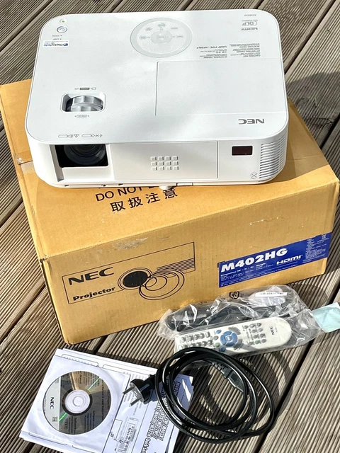 NEC M402H FULL HD 3D Professional Desktop Projektor Heimkino Beamer 293h in OVP EUR 385,00 ...