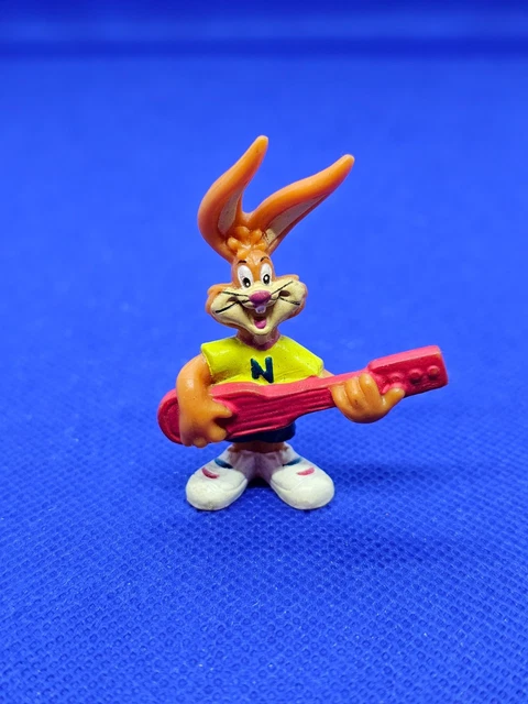 FIGURINE QUICKY LAPIN Nesquik, Mascotte Nestlé avec Guitare, Jouet ...