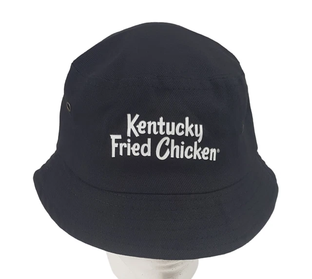 KFC KENTUCKY FRIED Chicken Bucket Hat Black Official New Without Tag ...