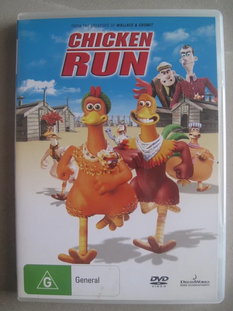 CHICKEN RUN (DVD, 2000), Region 4 - Used DVD-VGC/Great, Free FAST ...