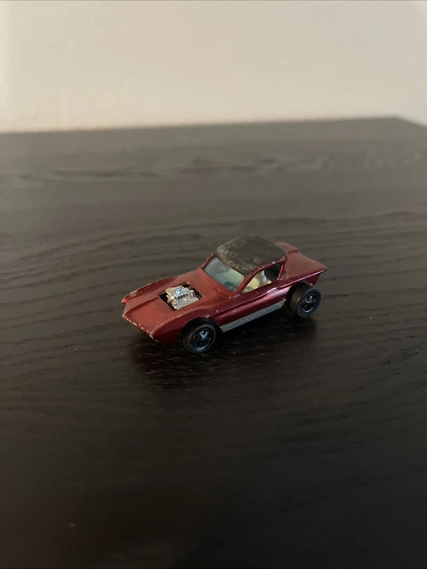 VINTAGE 1967 MATTEL Hot Wheels Python Red Redline - (Hong Kong) - GOOD ...