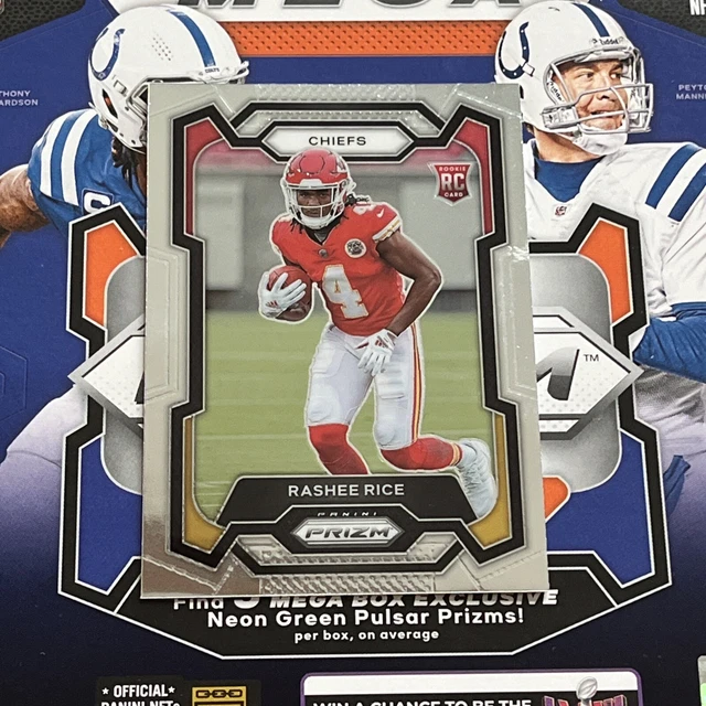 2023 PANINI PRIZM Rashee Rice Prizm Base RC Kansas City Chiefs Rookie #350 EUR 3,36 - PicClick IT