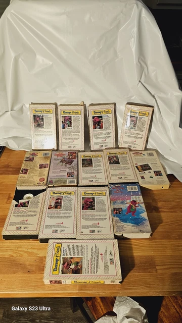 RARE AND VINTAGE Barney & Friends Collection Time Life VHS Lot 15 Tapes ...