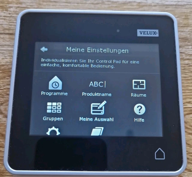 TOUCHSCREEN-FERNBEDIENUNG VELUX INTEGRA KLR 200 Control Pad EUR 19,99 ...