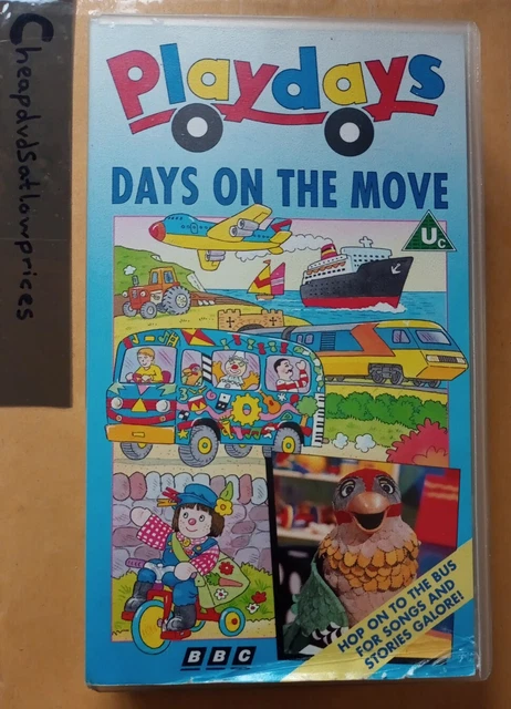PLAYDAYS DAYS ON the move. BBC VHS video. £14.99 - PicClick UK