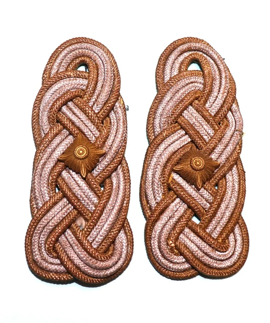 WW2 GERMAN ARMY Lieutenant Generals Shoulder Rank Insignia Pair £51.78 ...