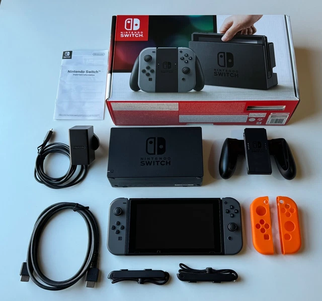 NINTENDO SWITCH CONSOLE - Boxed and complete - HAC-001 - XAJ7000789 ...