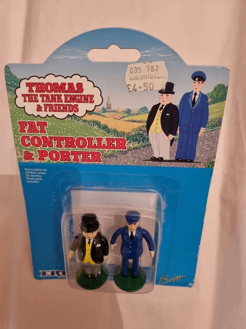 THOMAS THE TANK Engine & Friends ERTL FAT CONTROLLER AND PORTER NEW ...
