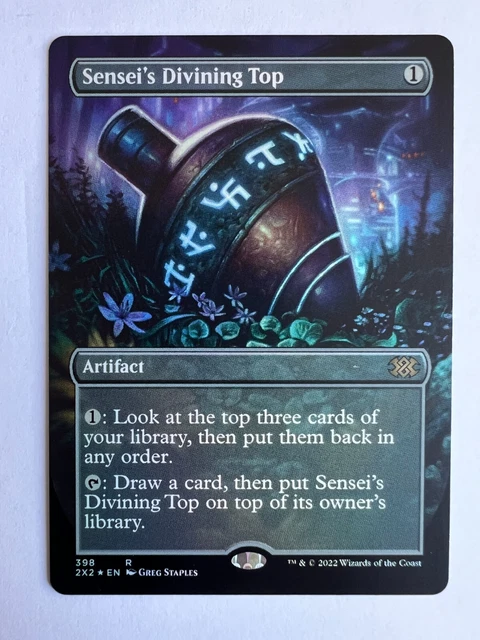 MAGIC THE GATHERING: Sensei's Divining Top ENG NM Foil Double Masters 2022 Extra EUR 10,50 ...