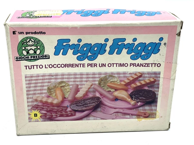 VINTAGE 90S# FRIGGI Friggi Giochi Preziosi Set Pranzo Griglia #NIB PN ...