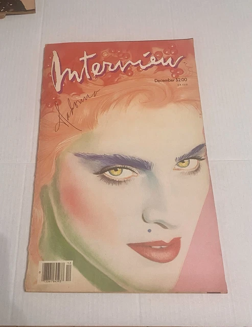 VINTAGE ANDY WARHOL Interview Magazine -Madonna December 1985 Rare £27.78 - PicClick UK